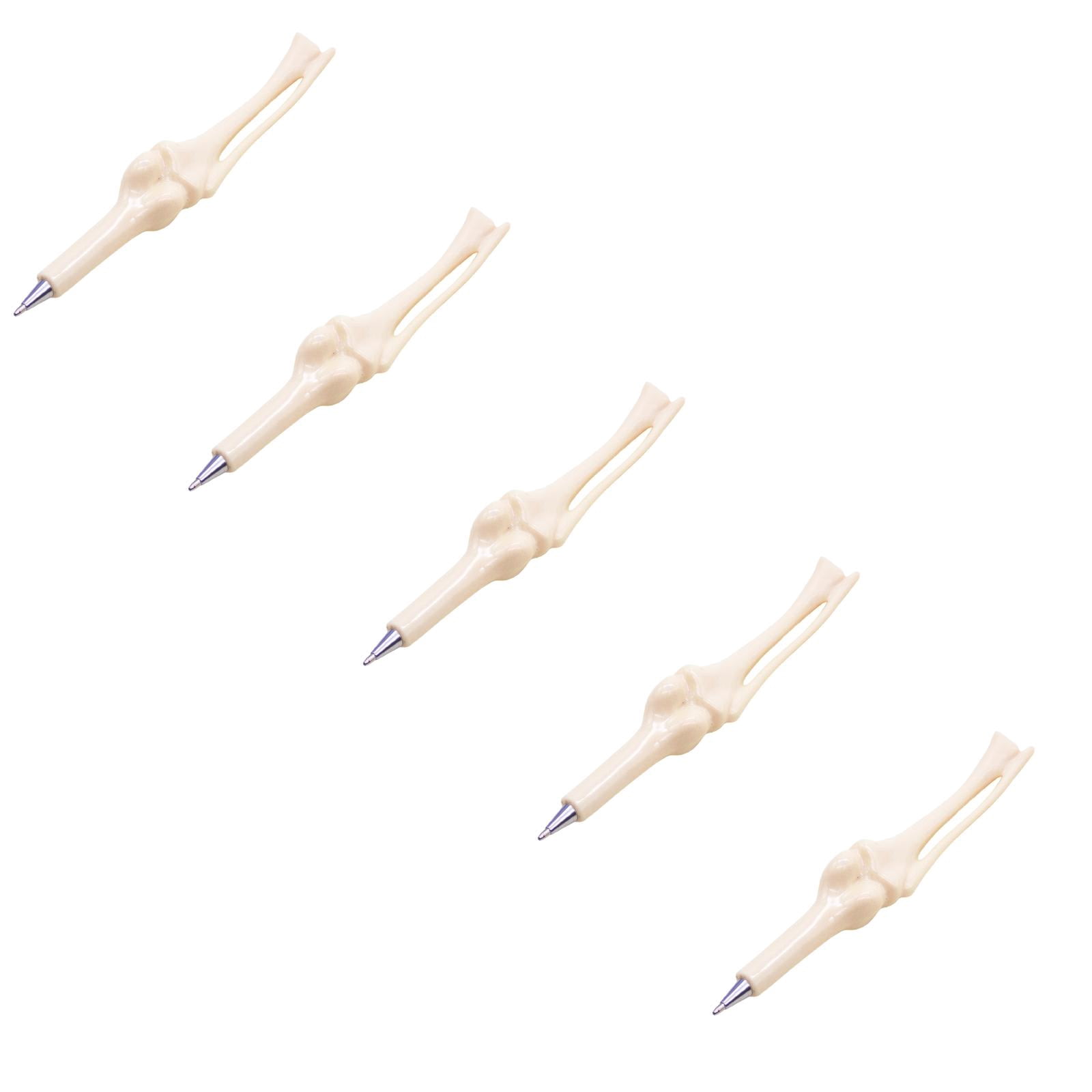5PCS Novelty Bone Shape Ballpoint Pens,Unique Design Smooth Writing Dur ...