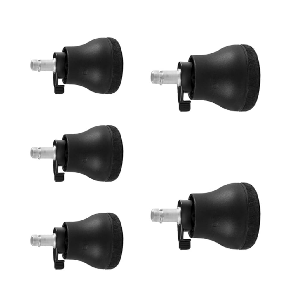 5PCS Office Chair Wheel Stoppers Furniture Casters & Fixed Castors ...