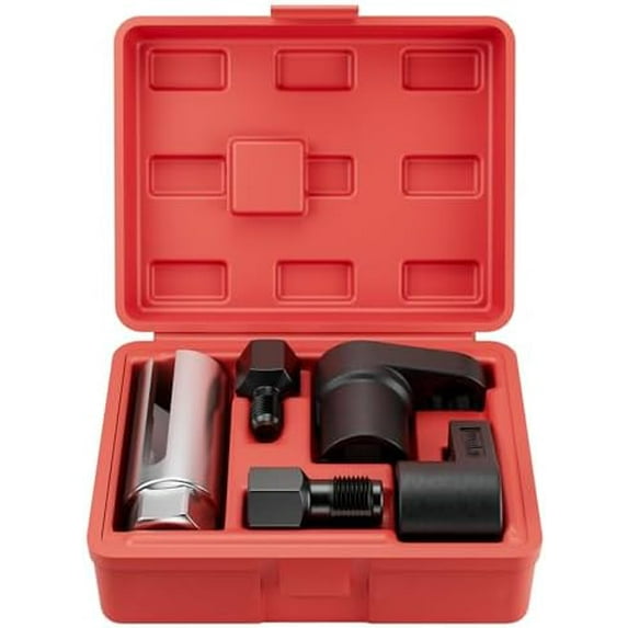 5PCS Oxygen Sensor Socket Removal Tool Wrench and Thread Chaser Set O2 Oxygen Sensor Socket Set ...