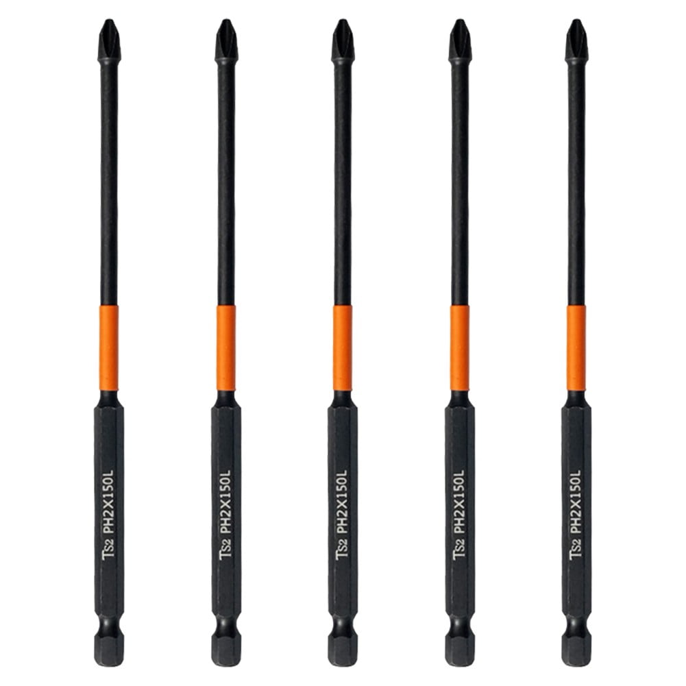5PCS PH2 Magnetic Cross Bit Set Batch Head Hardness Alloy Steel ...