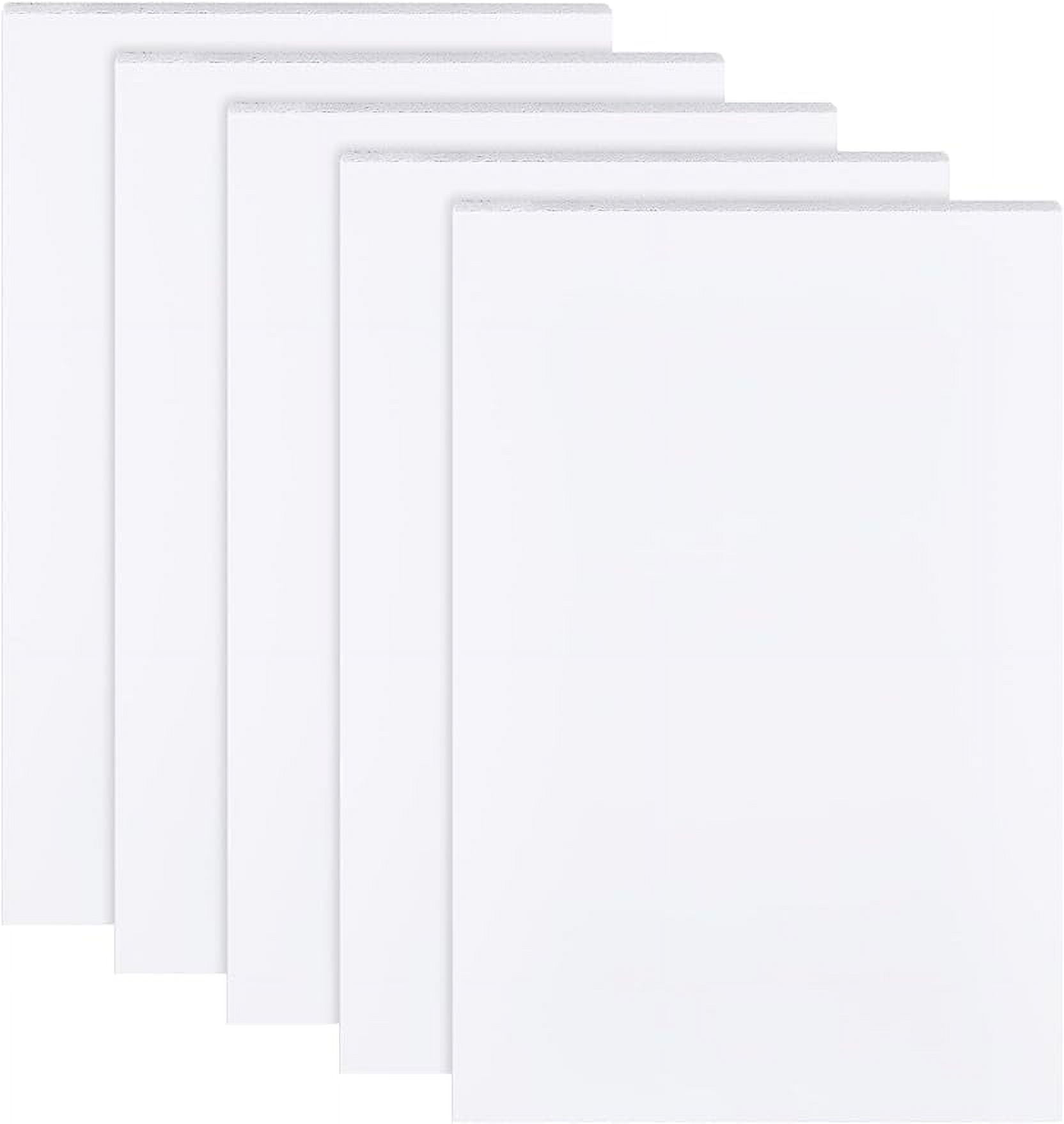 5PCS PVC Foam Board 11.8x7.8'' Rectangle White Expanded PVC Sheet Mount ...