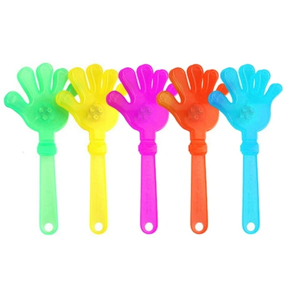 5PCS Palm Shape Plastic Luminous Pat Light up Party Concert Cheer Prop ...