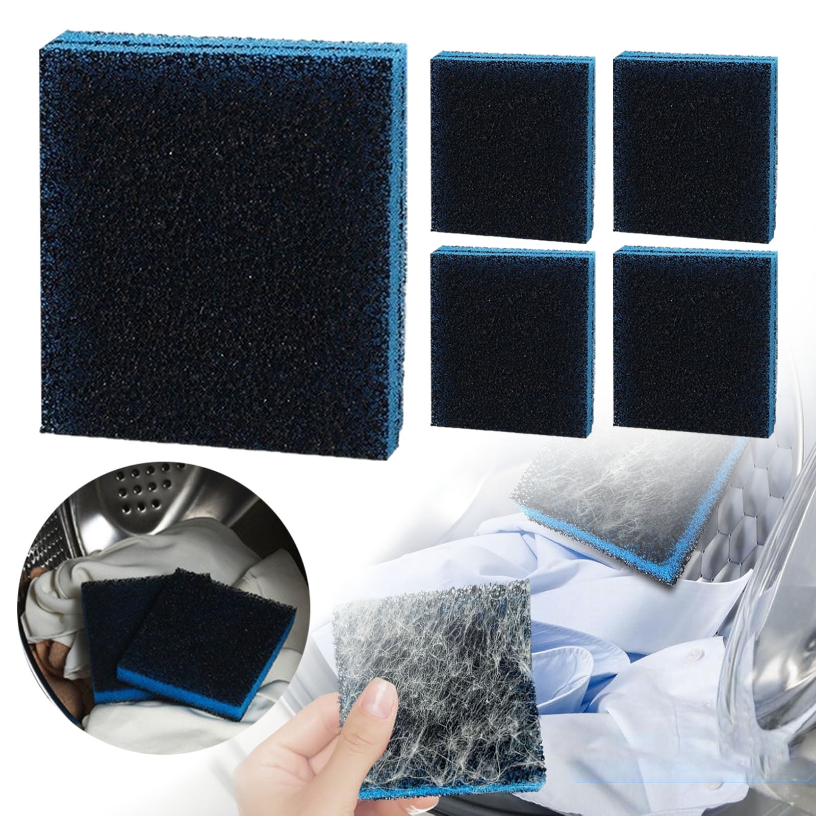 5PCS Pet Hair Remover for Laundry - Lint and Fur Collector for Laundry ...