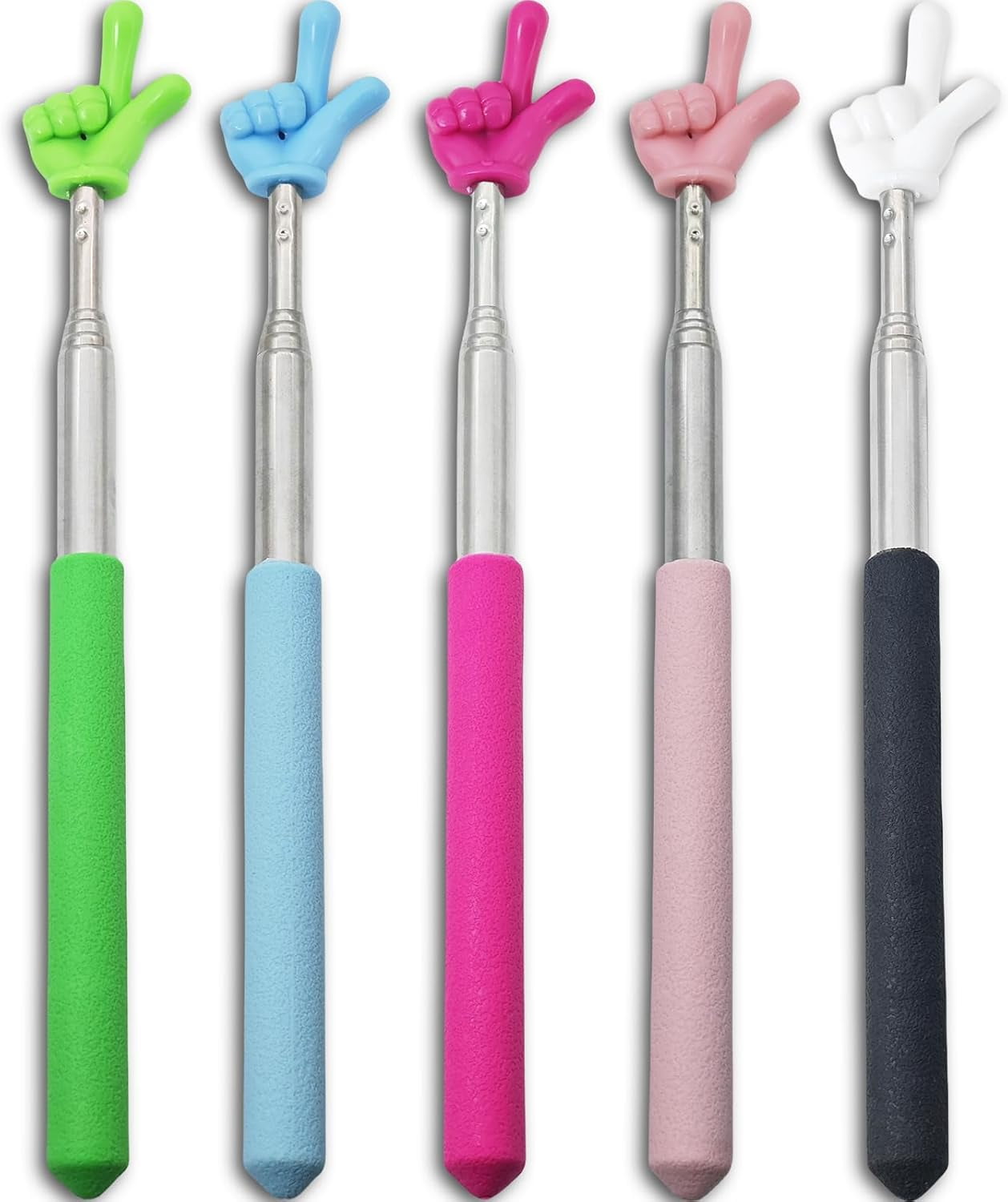 5PCS Pointer Stick For Classroom – Multipurpose Teacher Pointer Stick ...