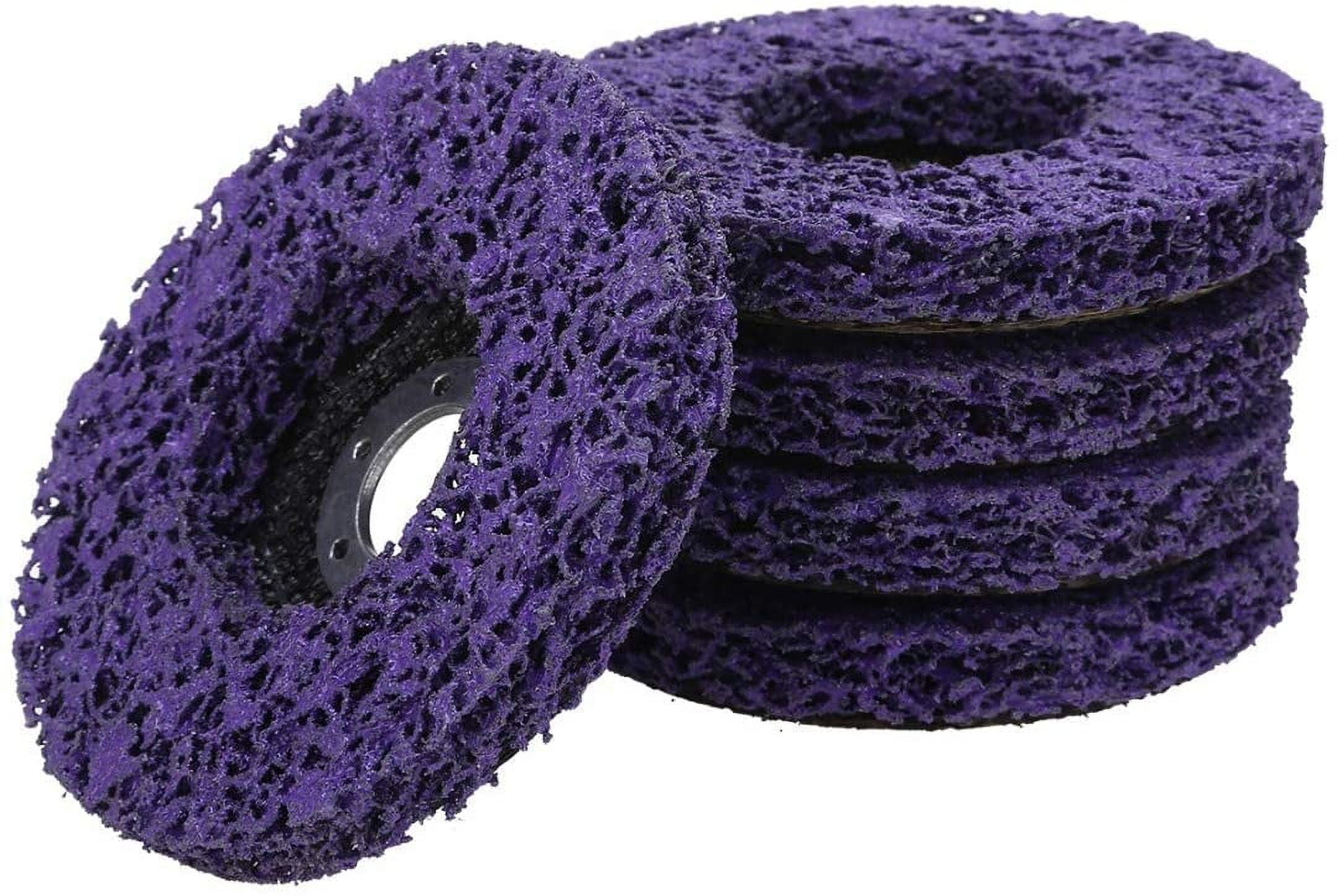 5PCS Poly Strip Disc Wheel Paint Rust Removal Clean for Angle Grinder ...