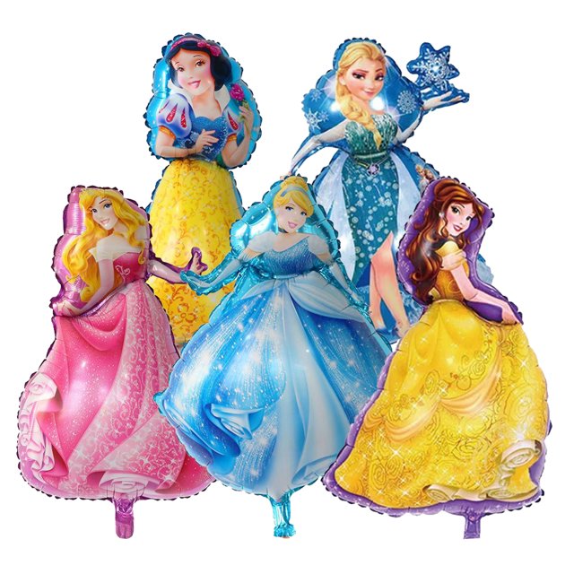 5PCS Princess birthday party balloon 36 inch girls Favorite princess ...