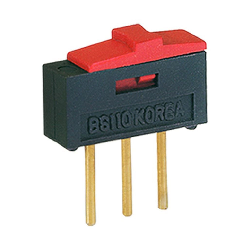 5PCS Professional 2 Position 3 Pin Red Slide Switch 1P2T Toggle Switch ...