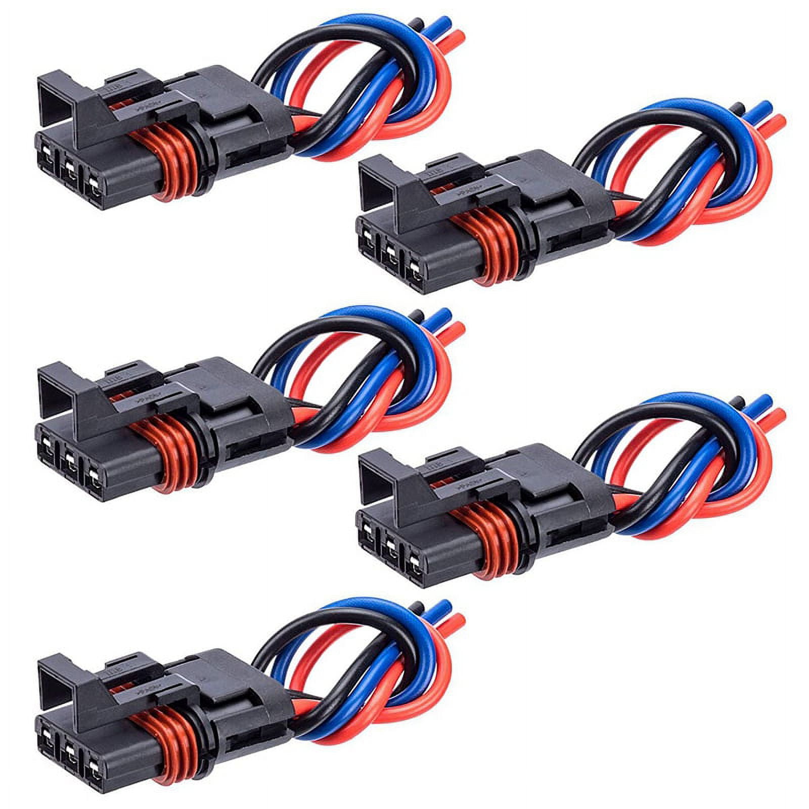 5PCS Pulse Power Plug Connector Pigtail Connector Power Harness for ...