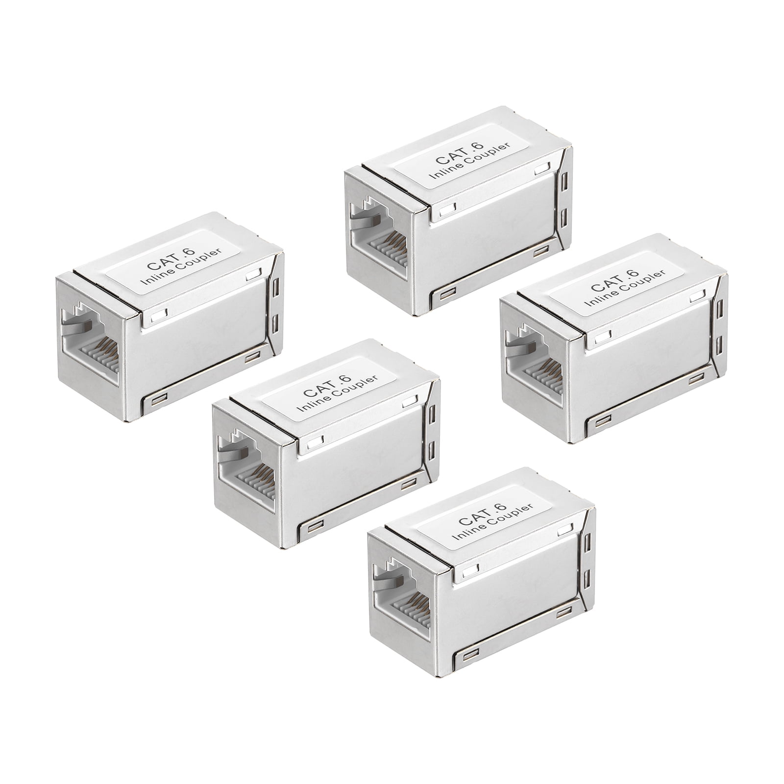 5PCS RJ45 CAT6 8P8C Ethernet Coupler, Ethernet Coupler Female to Female ...