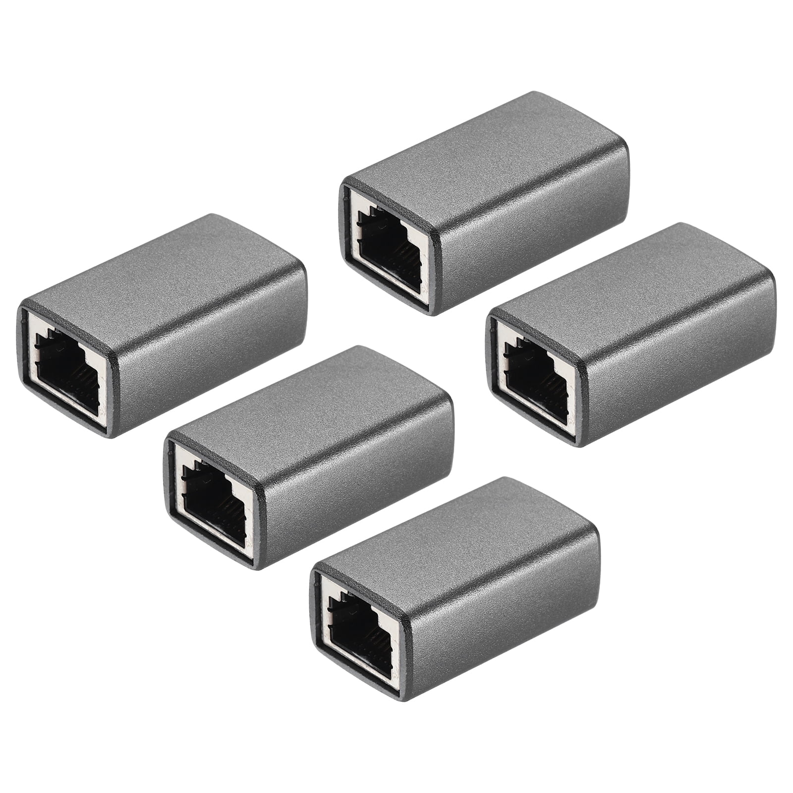 5PCS RJ45 Ethernet Coupler, Ethernet Coupler Female to Female in Line ...