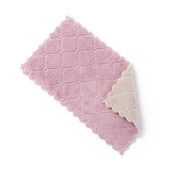 5PCS Rag Dish Cloth Water Absorption Thickening Pot Washing Towel Table ...