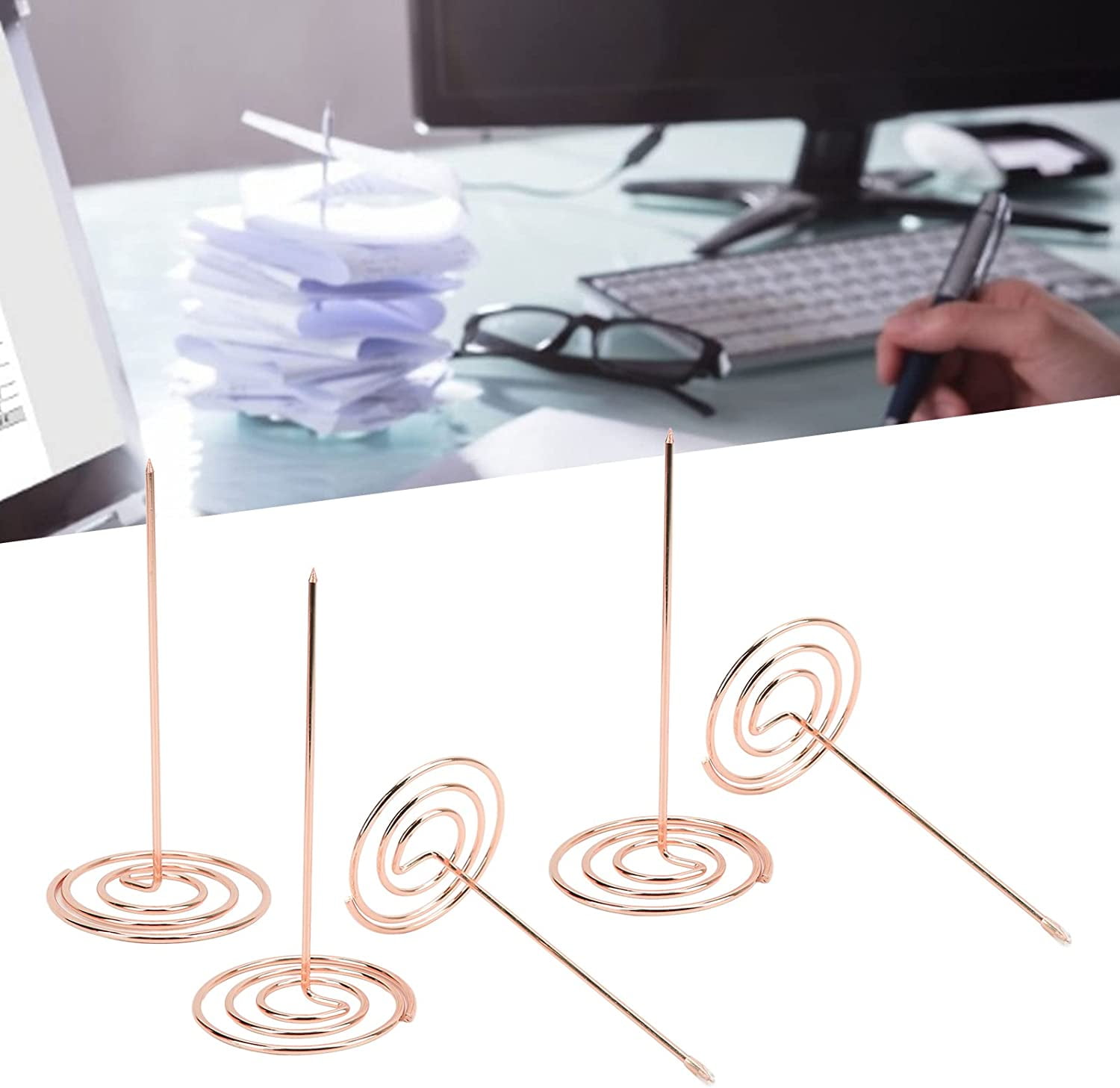 5PCS Restaurant Check Spindle, Receipt Spike, Receipt Holder Wear ...