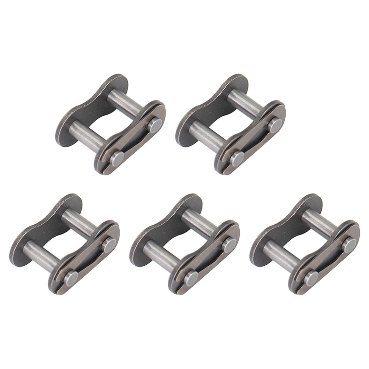 5PCS Roller Chain Offset Half Link #40, 1/2 Inch Pitch Carbon Steel ...