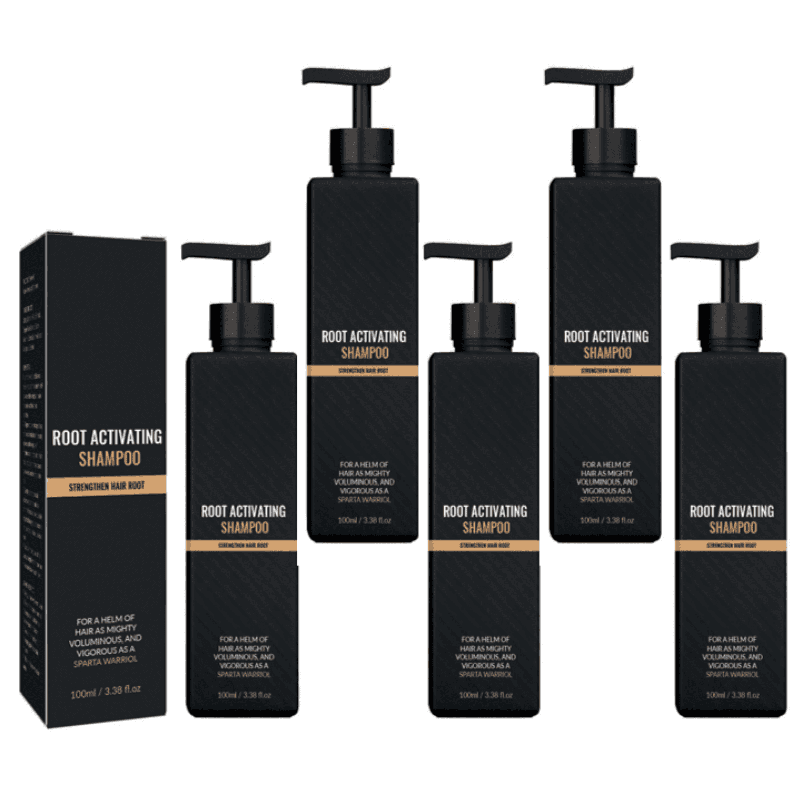 5PCS Root Activator Shampoo, Mane Root Activator Shampoo for Hair ...