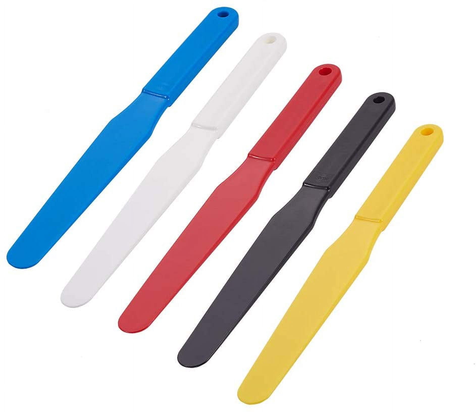 5PCS Screen Printing Spatula 1.2” Width Plastic Spatulas Ink Scoop ...