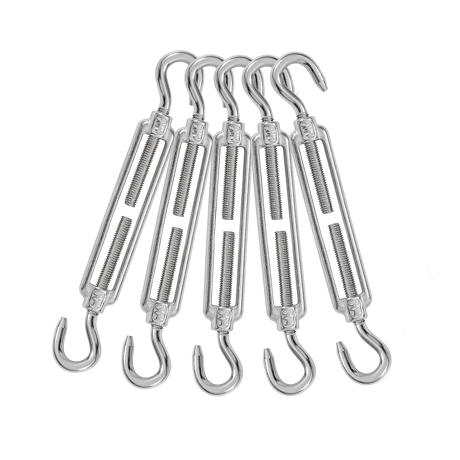 5PCS Stainless Steel 304 OC Type Turnbuckle Hook And Hook CC Type Wire ...