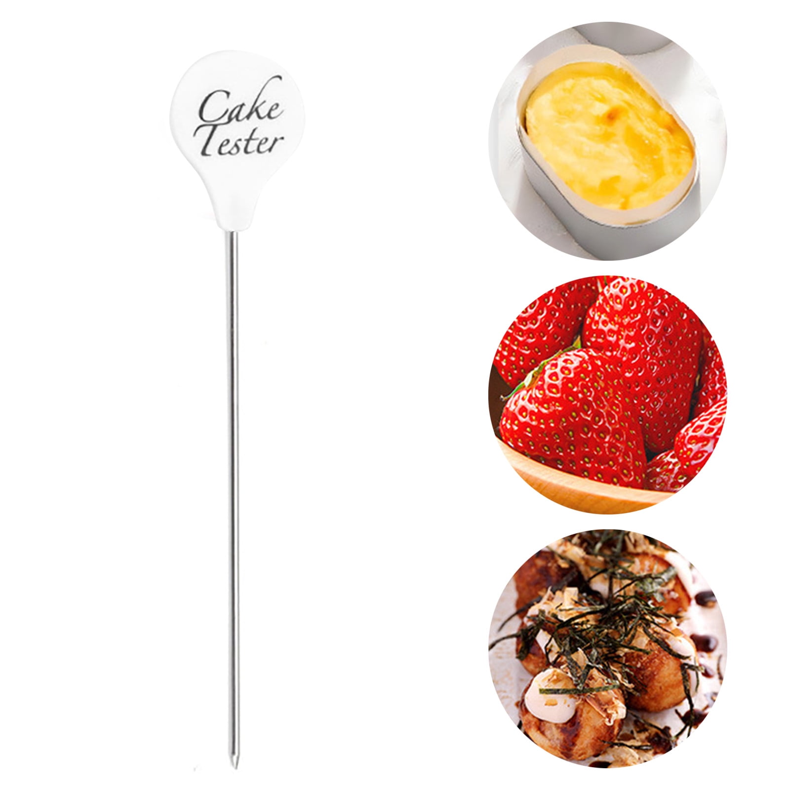 5PCS Stainless Steel Cake Tester Stick - 7.75" Baking Doneness Tool ...