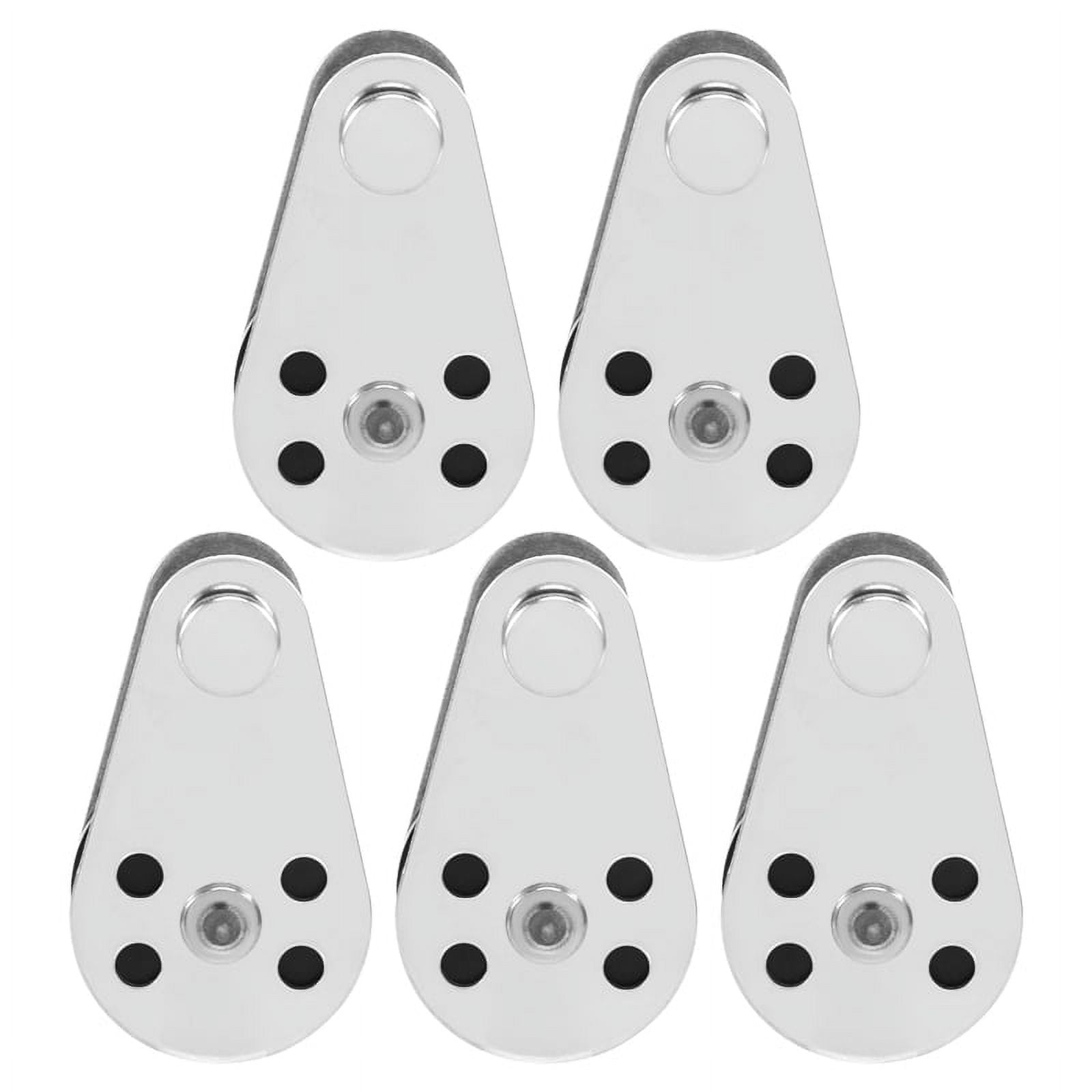 5PCS Stainless Steel M25 Pulley Block Hanging Wire Towing Wheel Lifting ...