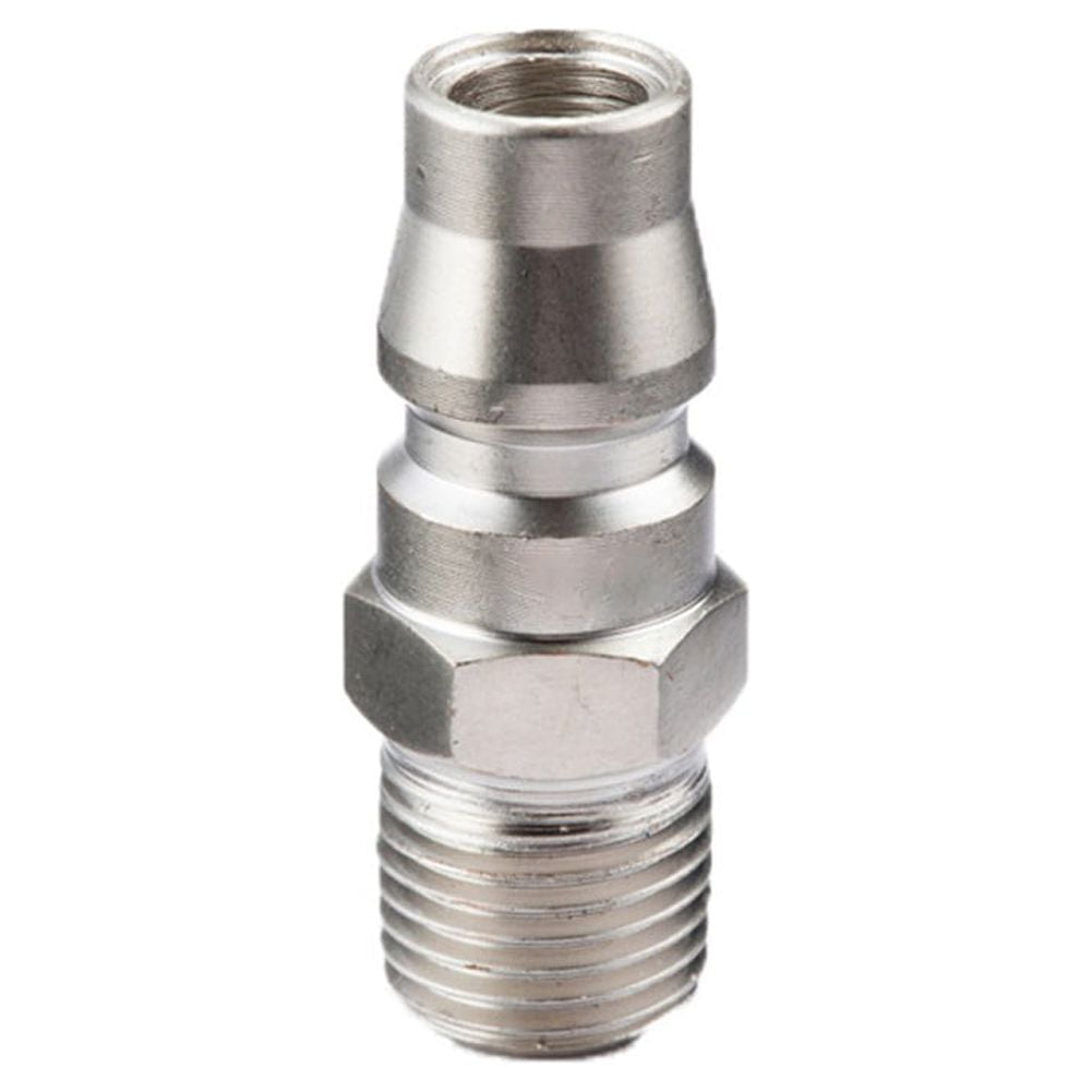5PCS Steel Male Coupling Air Fitting 1/4inch NPT Thread Adapter ...