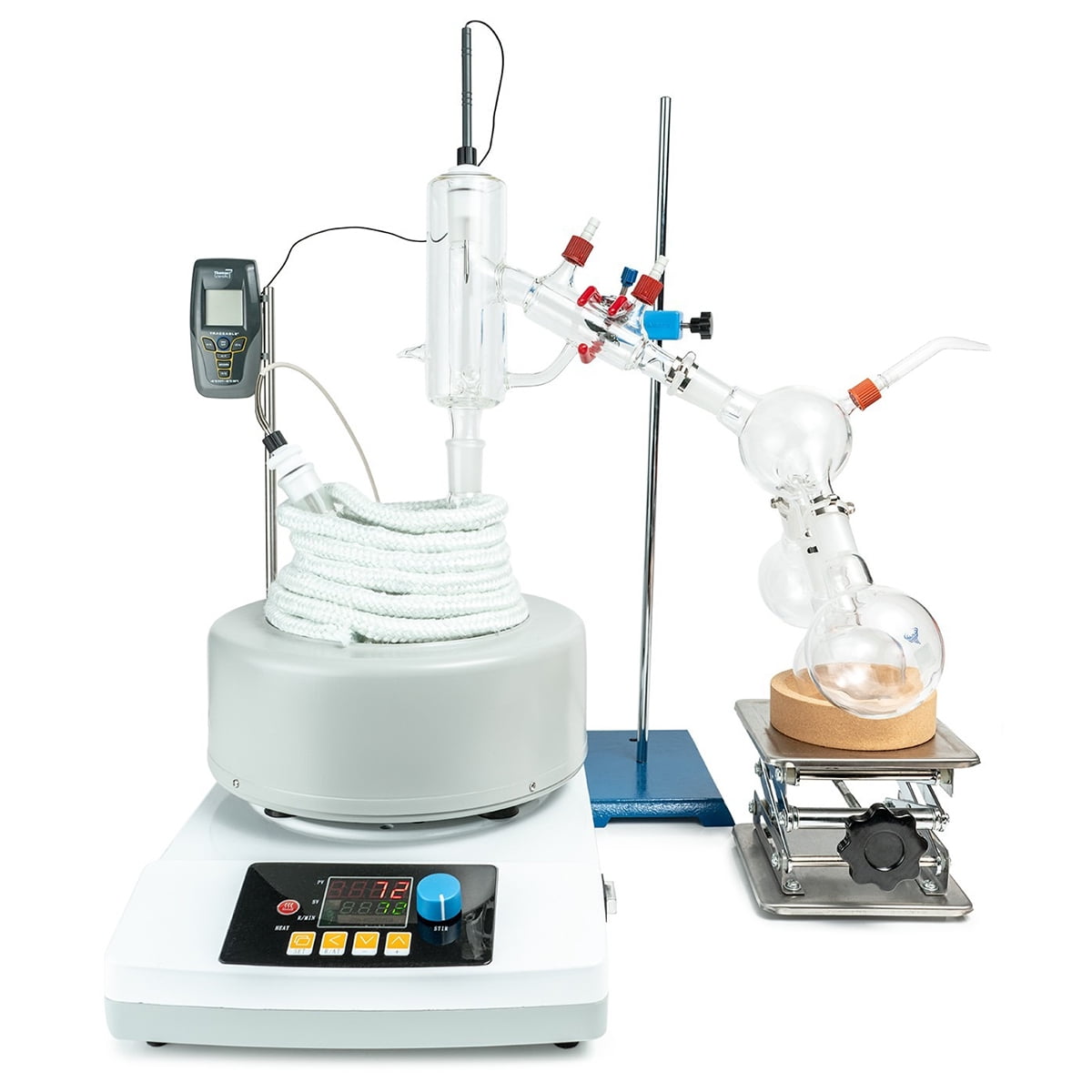 5PCS Transparent Ox Horn Tube Distillation Tube Laboratory Teaching ...