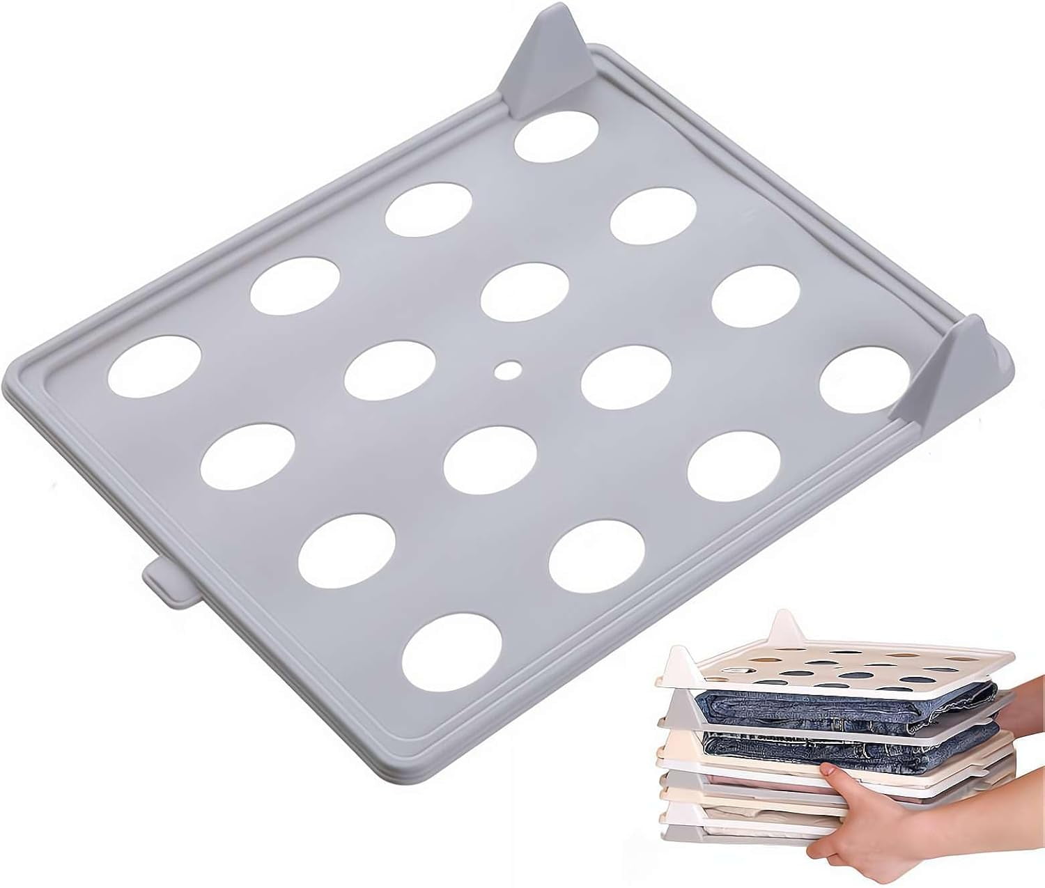 5PCS Tshirt Organizer for Clothes Storage, Clothes Folding Board ...