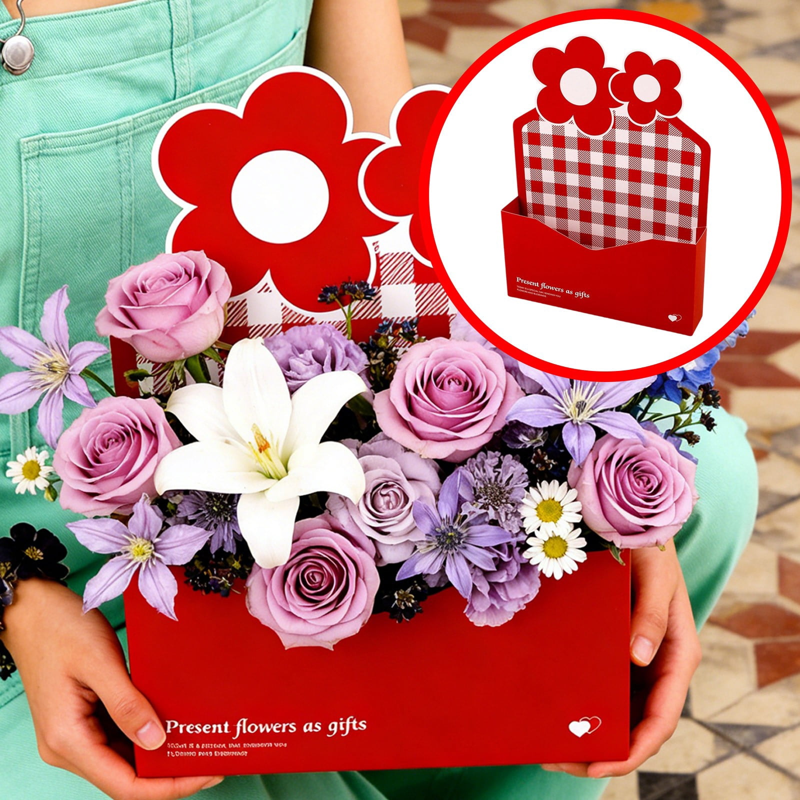 5PCS Valentines Envelope Box,Valentine Envelope Gift Box,Valentines Day ...