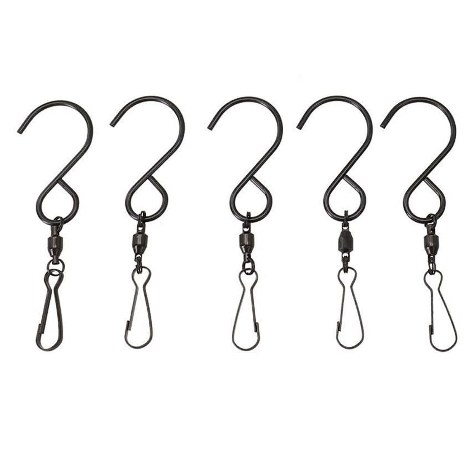5PCS Versatile Rotating Hooks for Hanging Crystal Twisters and Bird ...