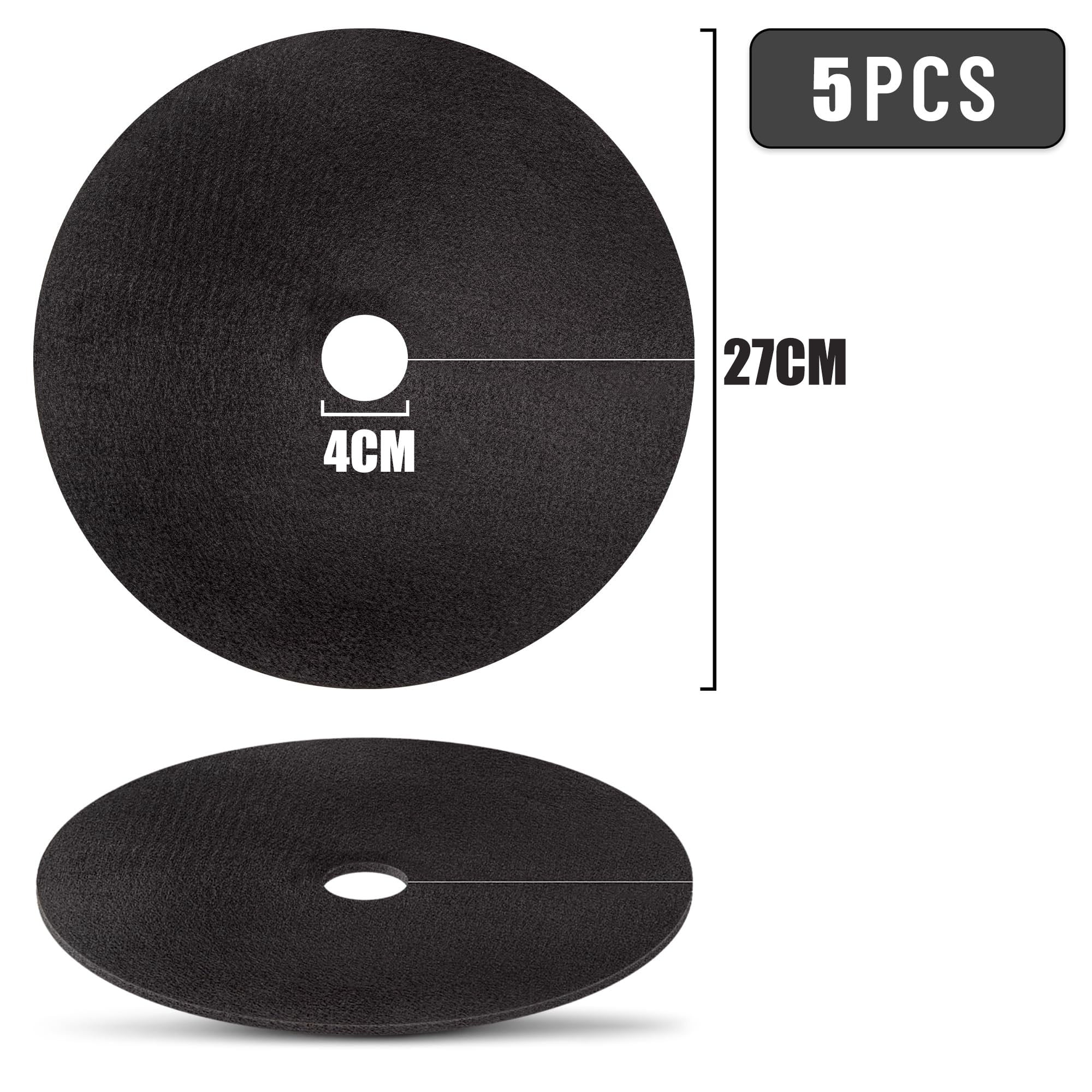 5PCS Weed Mat Non-Woven Tree Mulch Ring Tree Protector Mat Reusable ...