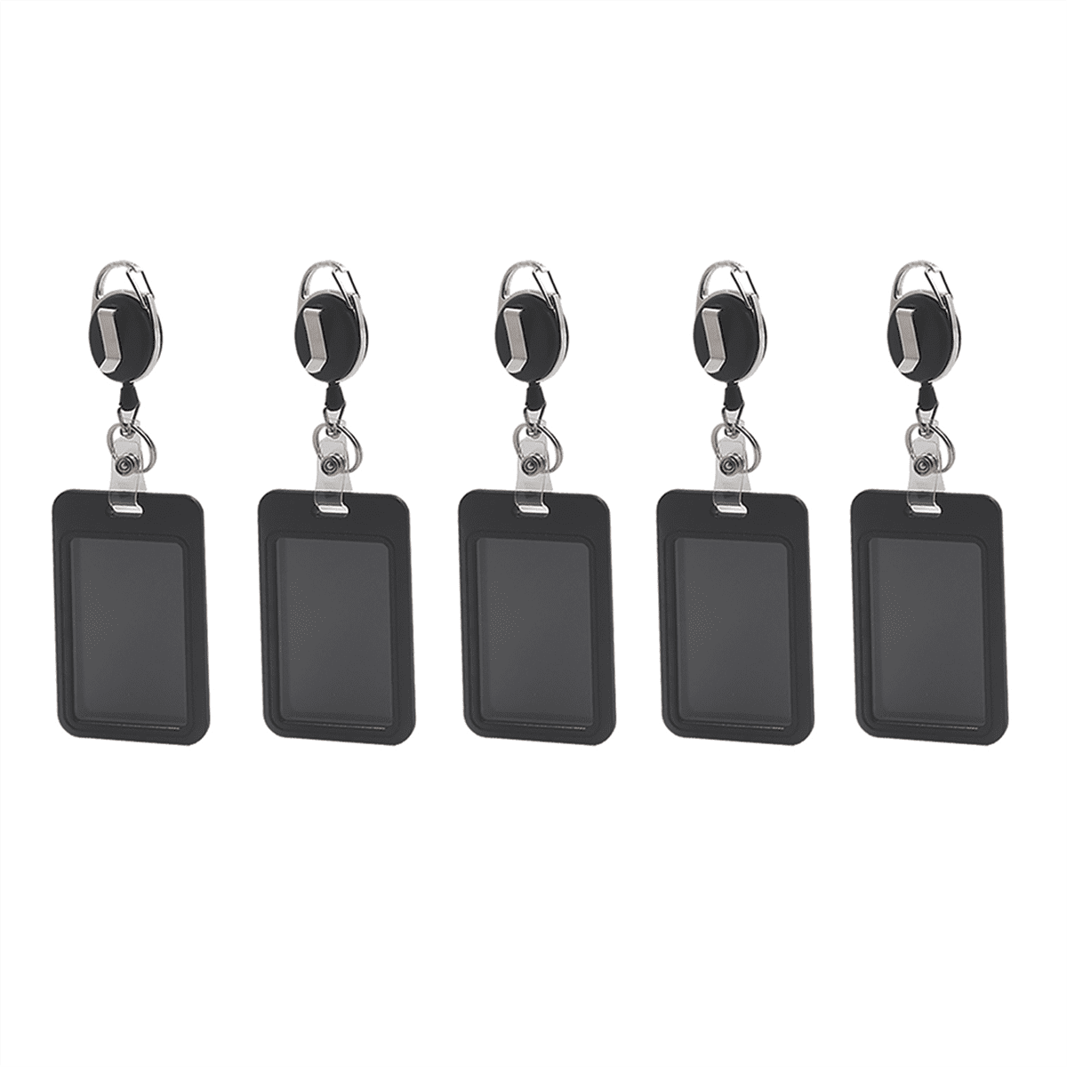 5PCS Work Permit Card Set - Rope Retractable Neck Hanging Document Card ...