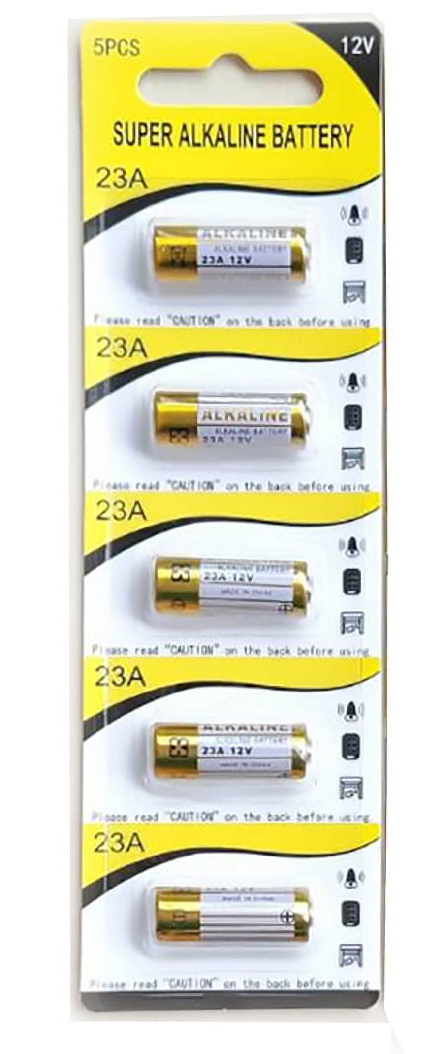5PCS per Pack 23A A23 AG23 23GA 23AE LR23A LRVO8 12-Volt Batteries 12V ...