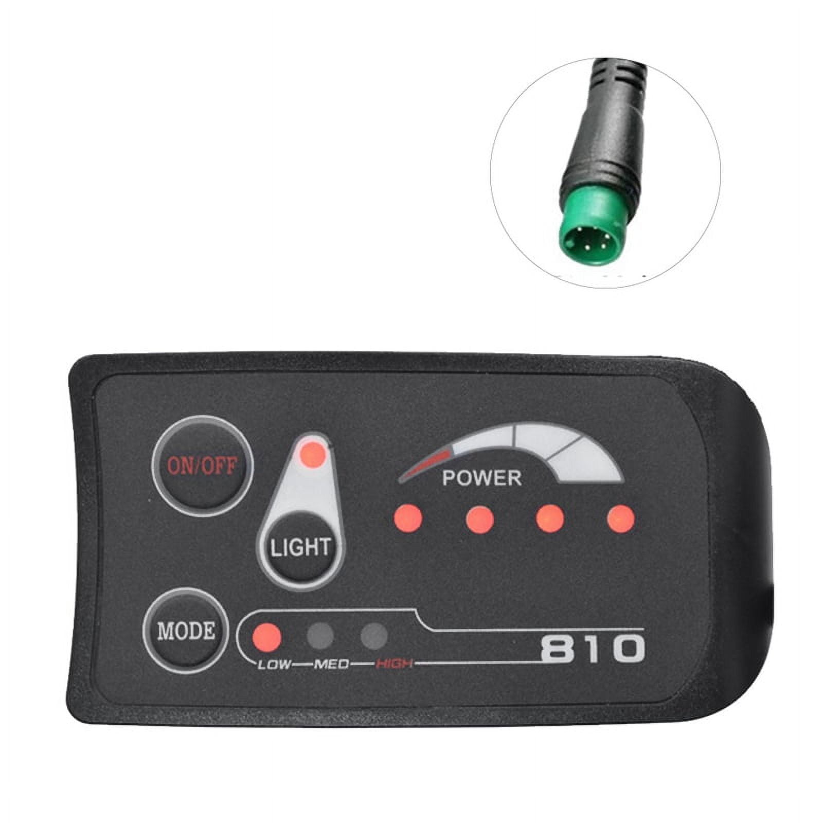 5PIN S810 E-Bike Meter LED Display IP65 36V UART for Electric Bike ...