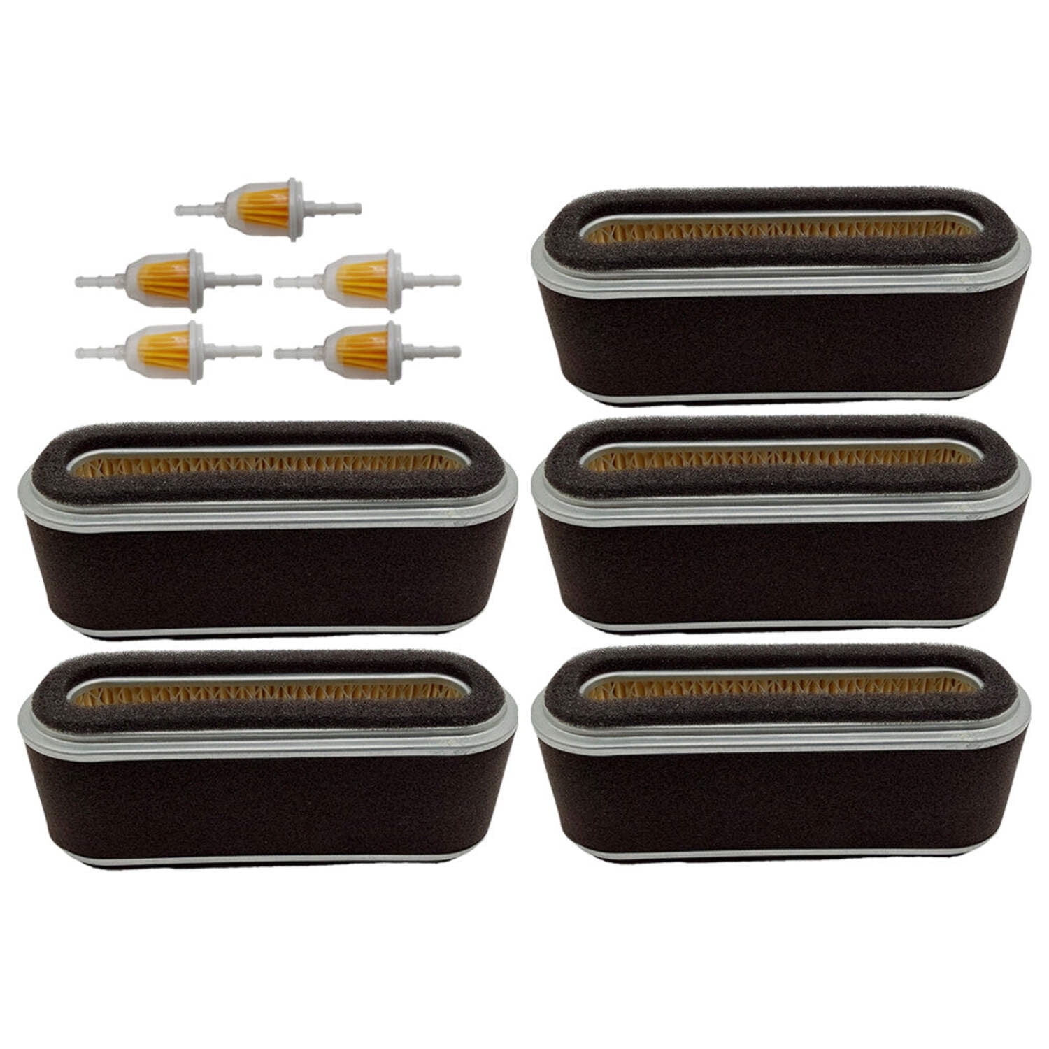 5PK Air Filter And Fuel Filter For John Deere GX70 GX95 SRX75 Fits ...