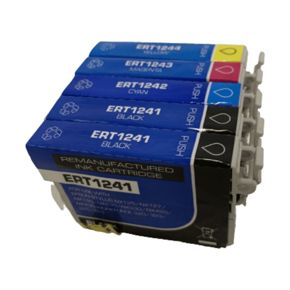 5PK BCMY Ink Cartridge for Epson 124 1241 - 1244 - Fits Epson Stylus ...