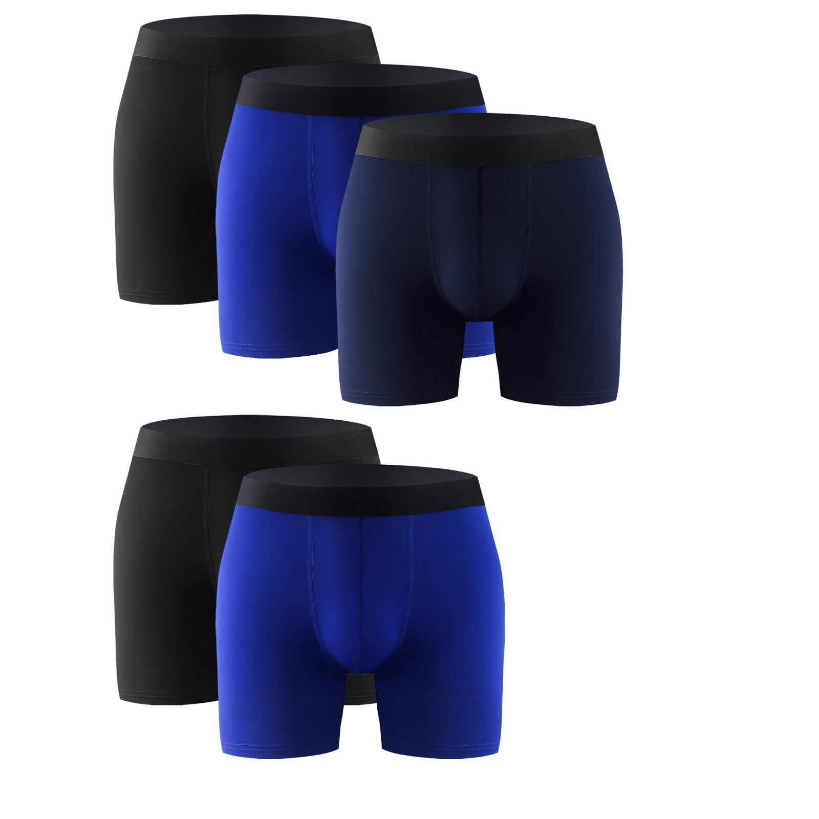 5PK Comfort Flex Mens Boxer Briefs Assorted Underwear Size S M L XL XXL ...