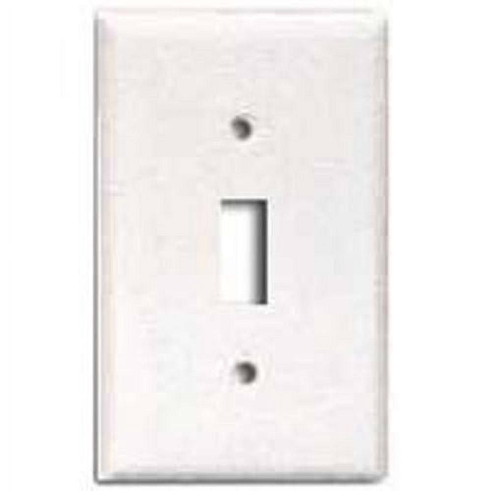 5PK Cooper Wiring BP5134W Toggle Plate 1 Gang, White - Walmart.com