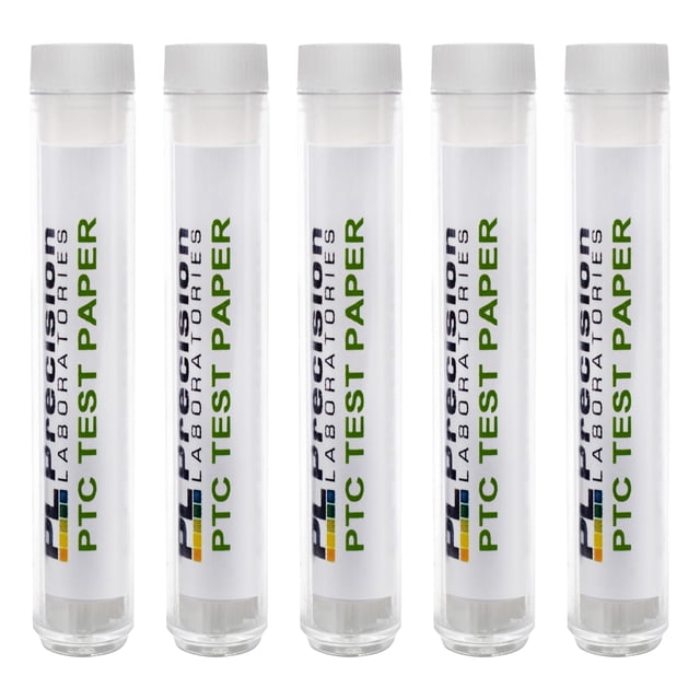 5PK Phenylthiourea PTC Test Strips, Vials of 100 - Genetic Taste ...