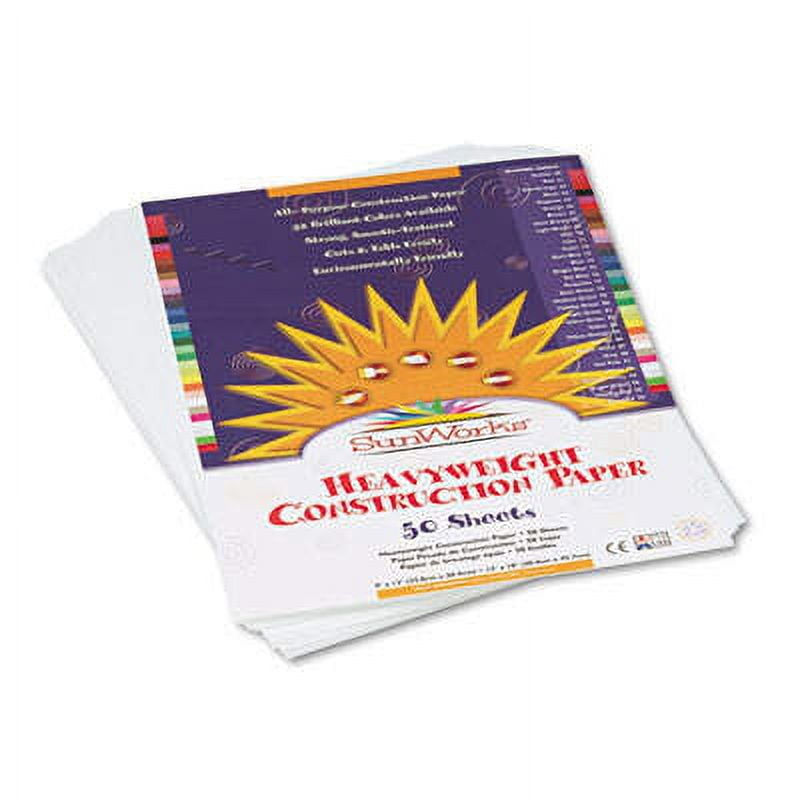 5PK Prang SunWorks Construction Paper, 50 lb Text Weight, 9 x 12 ...