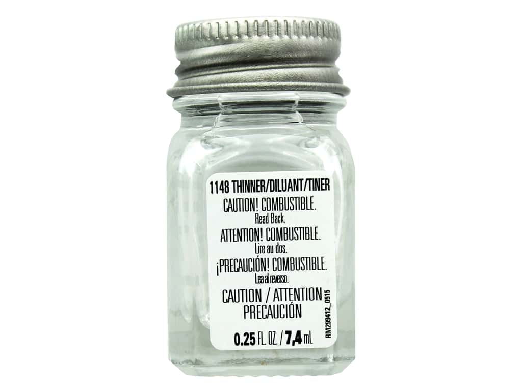 5PK Testors Enamel Paint Thinner 1/4 oz. 1 - Walmart.com