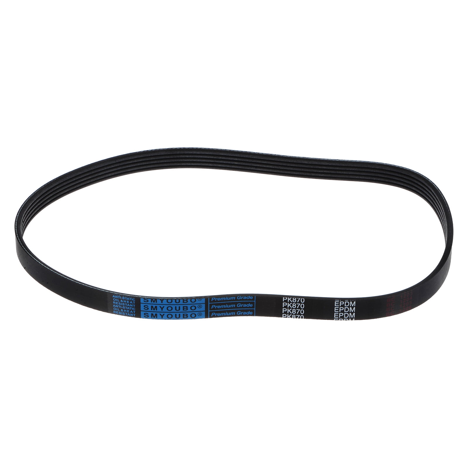 5PK870 V-Ribbed Belt 5 Ribs 870mm Length x 18mm Width x 5mm Thick, EPDM ...