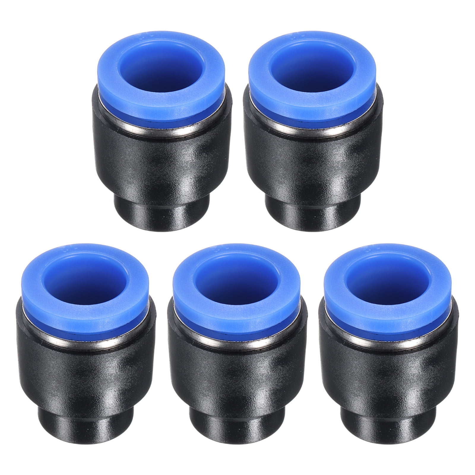 5Pack 1/2"(12mm) Tube OD Push-to-Connect Fittings Plug, Cap Style ...