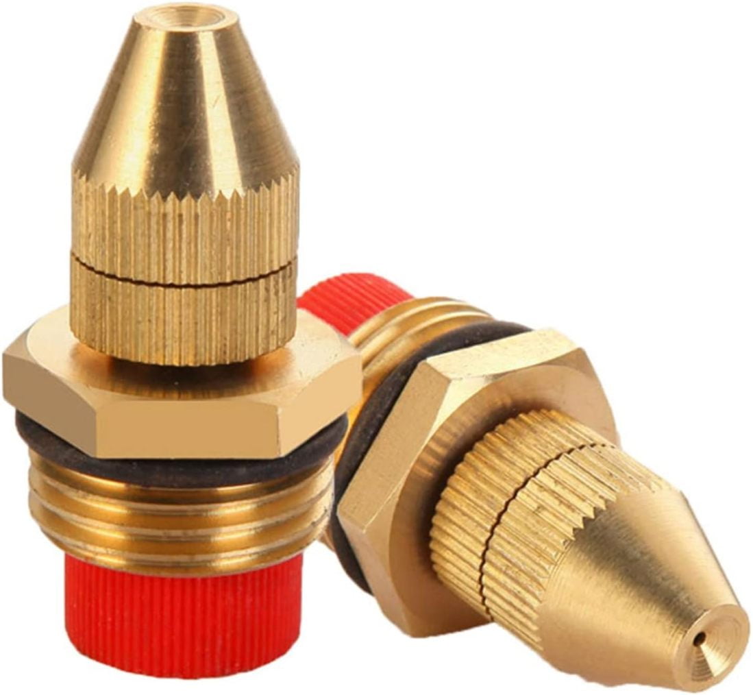 5Pack 1/2 Inch BSPF Garden Misting Nozzle Multiple Spray Patterns Brass ...
