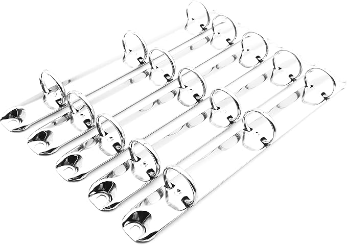 5Pack A5,Half letter, Filebinder system Ring Binder Mechanism,3 O Rings ...