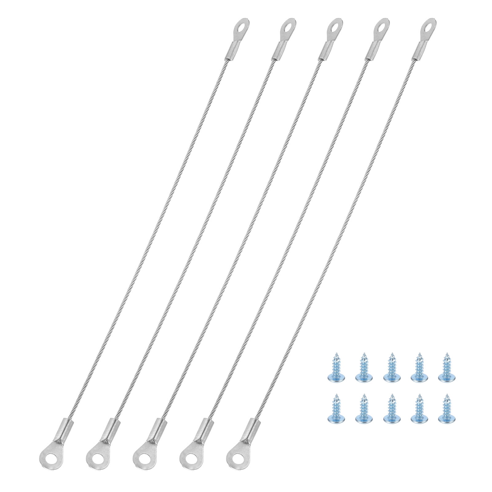 5Pack Cabinet Door Restraint, 8" x 0.06" Hinge Limiter with Screws ...