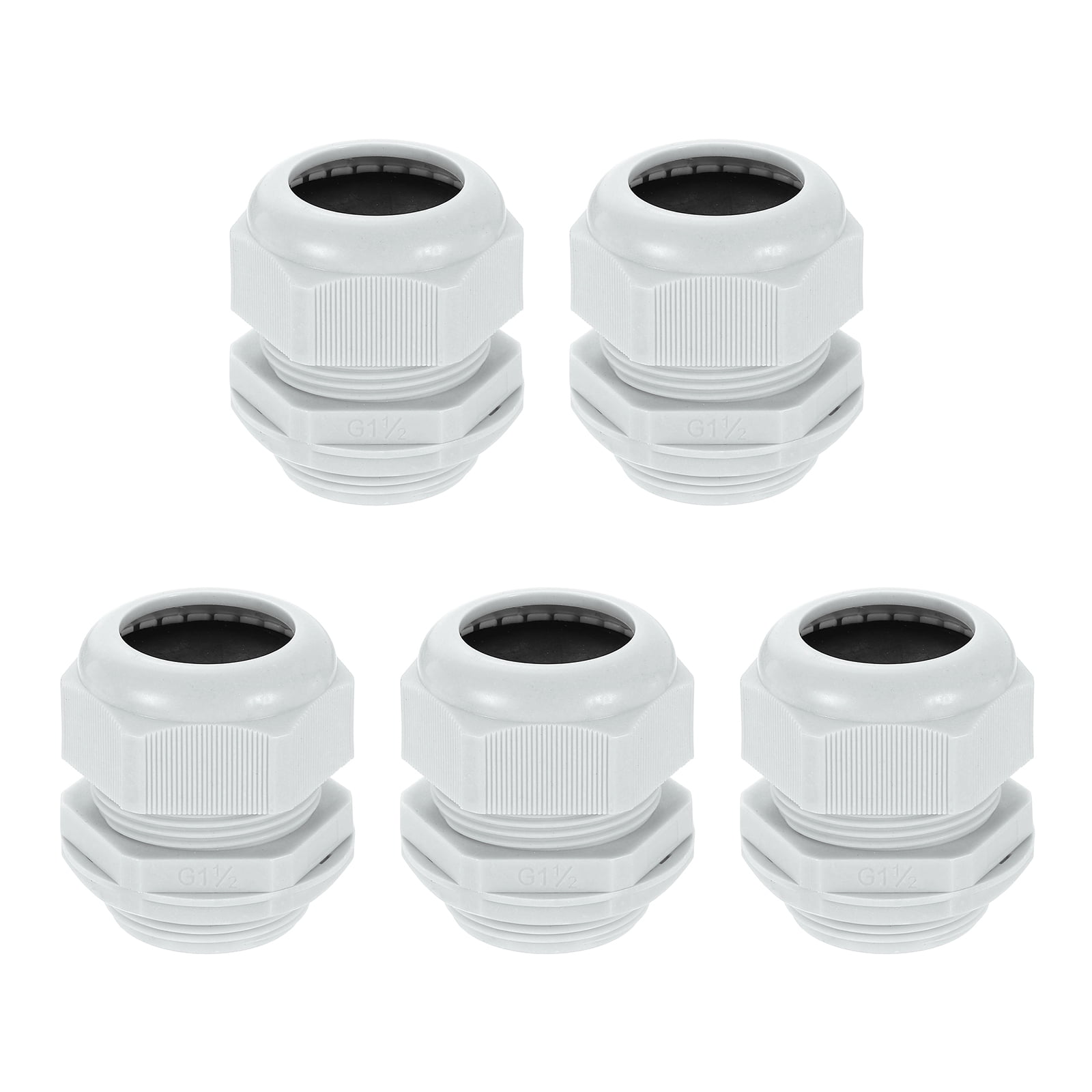 5Pack G 1-1/2" Nylon Cable Glands, Waterproof Adjustable Wire Grommet ...