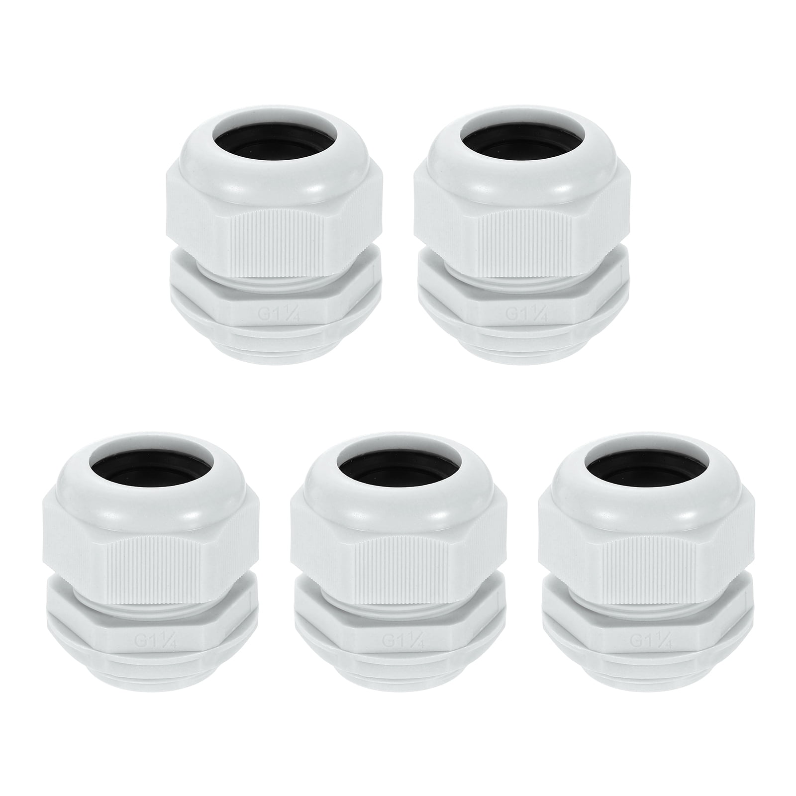 5Pack G 1-1/4" Nylon Cable Glands, Waterproof Adjustable Wire Grommet ...