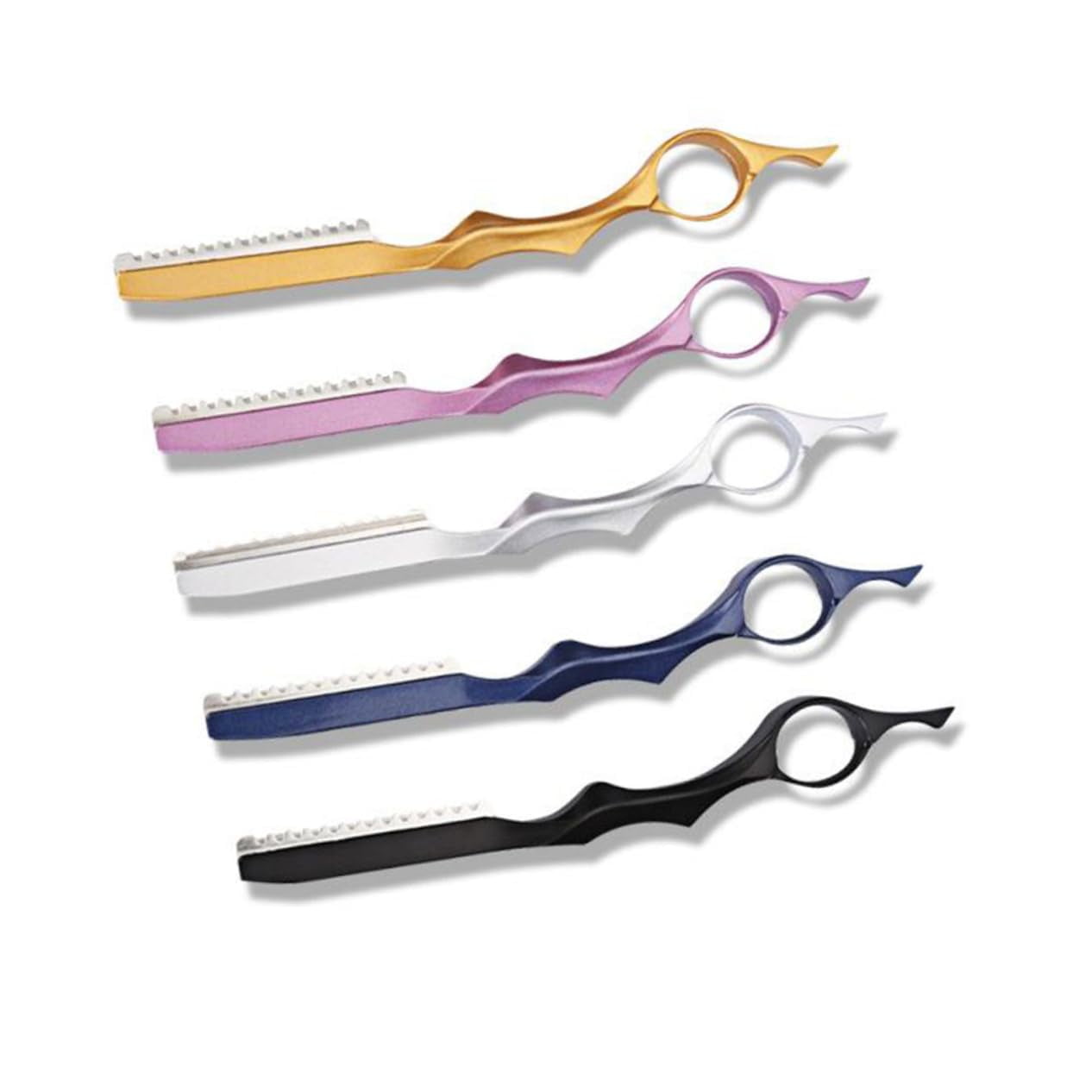 5Pack Hair Cutting Tool Layering Scissors, Hair Thinning Razor Styling ...