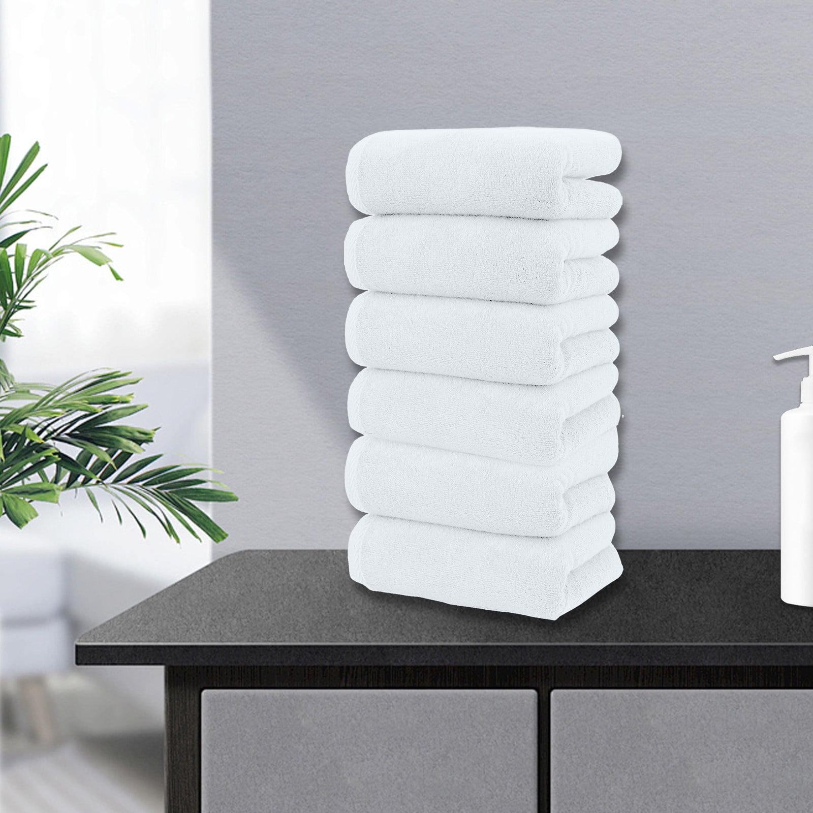 5Pack Hand Towels, Microfiber Coral Velvet Highly Absorbent Towels ...