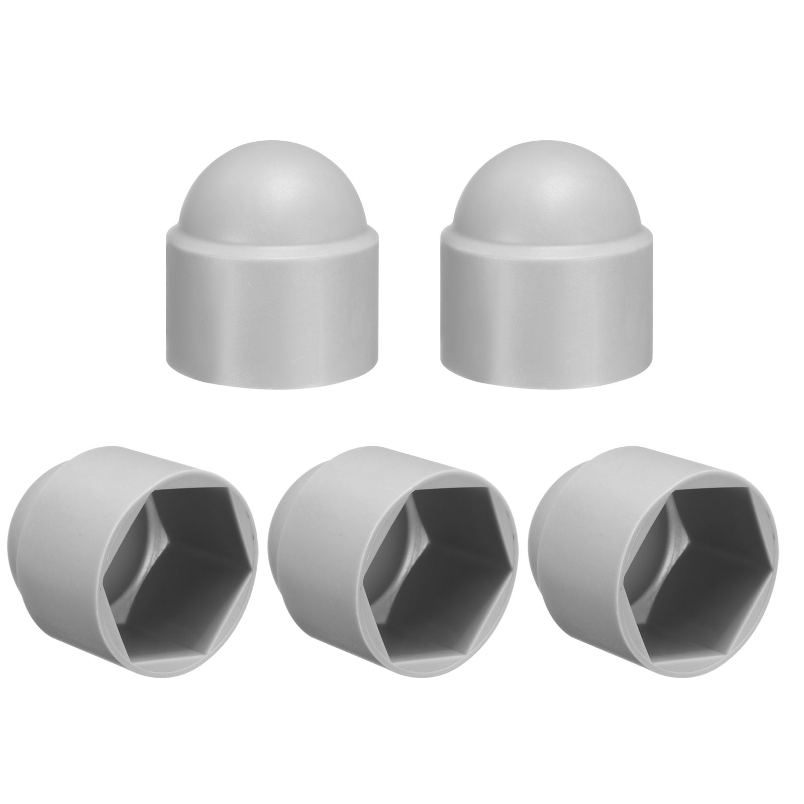 5Pack Hex Nut Cover, M22x32x35mm Plastic Dome Nut Protection Cap Hex ...
