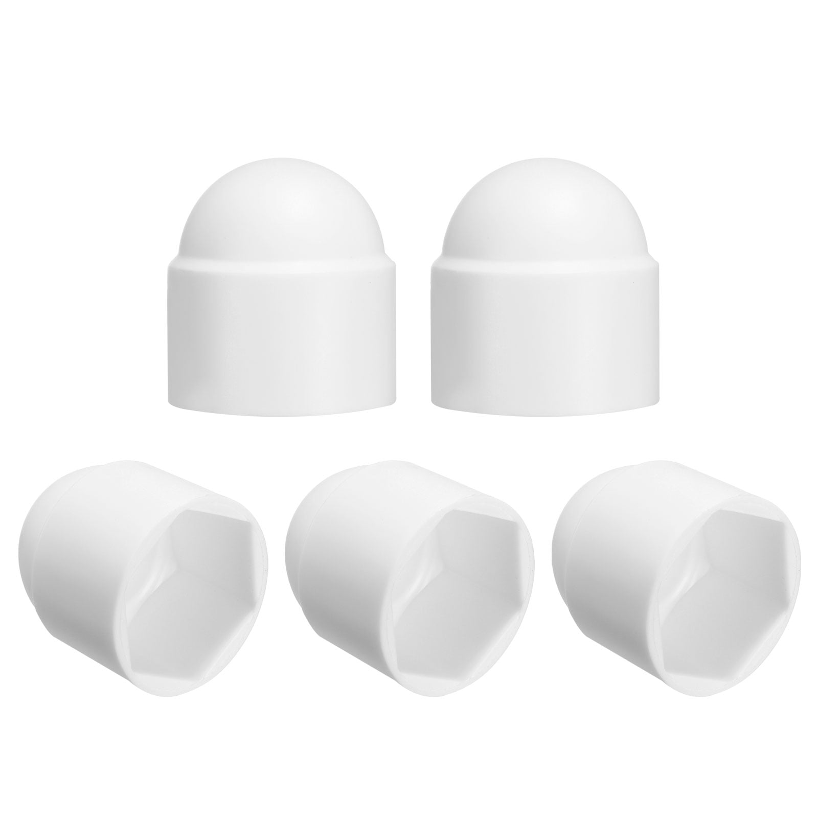 5Pack Hex Nut Cover, M22x32x35mm Plastic Dome Nut Protection Cap Hex ...