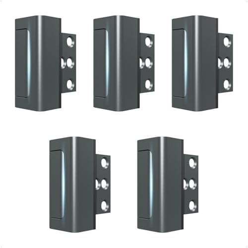 5Pack Home Security Door Reinforcement Lock, Childproof Safety Door ...